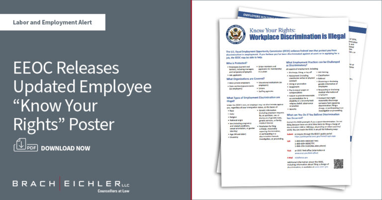 EEOC Releases Updated Employee “Know Your Rights” Poster