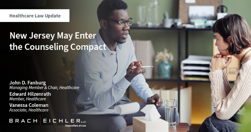 New Jersey May Enter the Counseling Compact