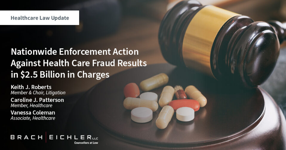 Nationwide Enforcement Action Against Health Care Fraud Results in $2.5 ...