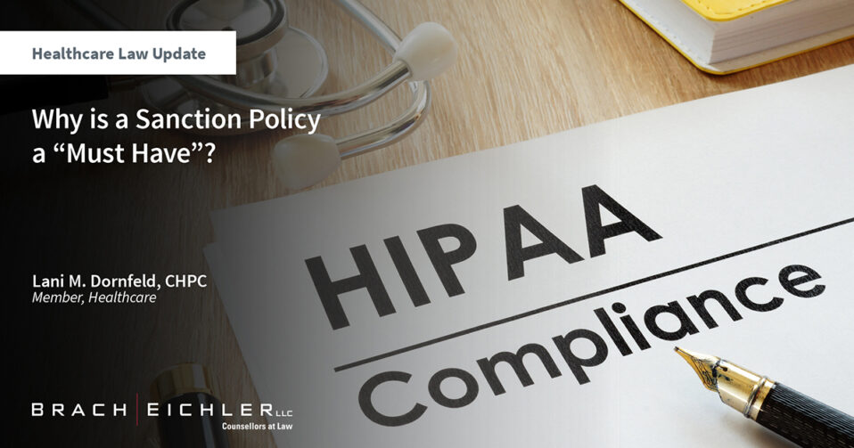 Why is a Sanction Policy a “Must Have”?