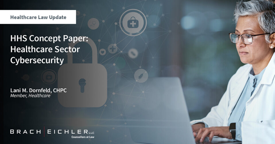 HHS Concept Paper: Healthcare Sector Cybersecurity