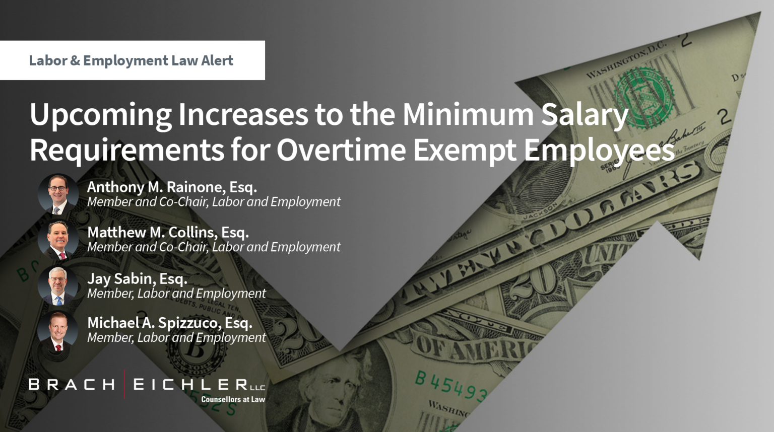 Upcoming Increases to the Minimum Salary Requirements for Overtime Exempt Employees
