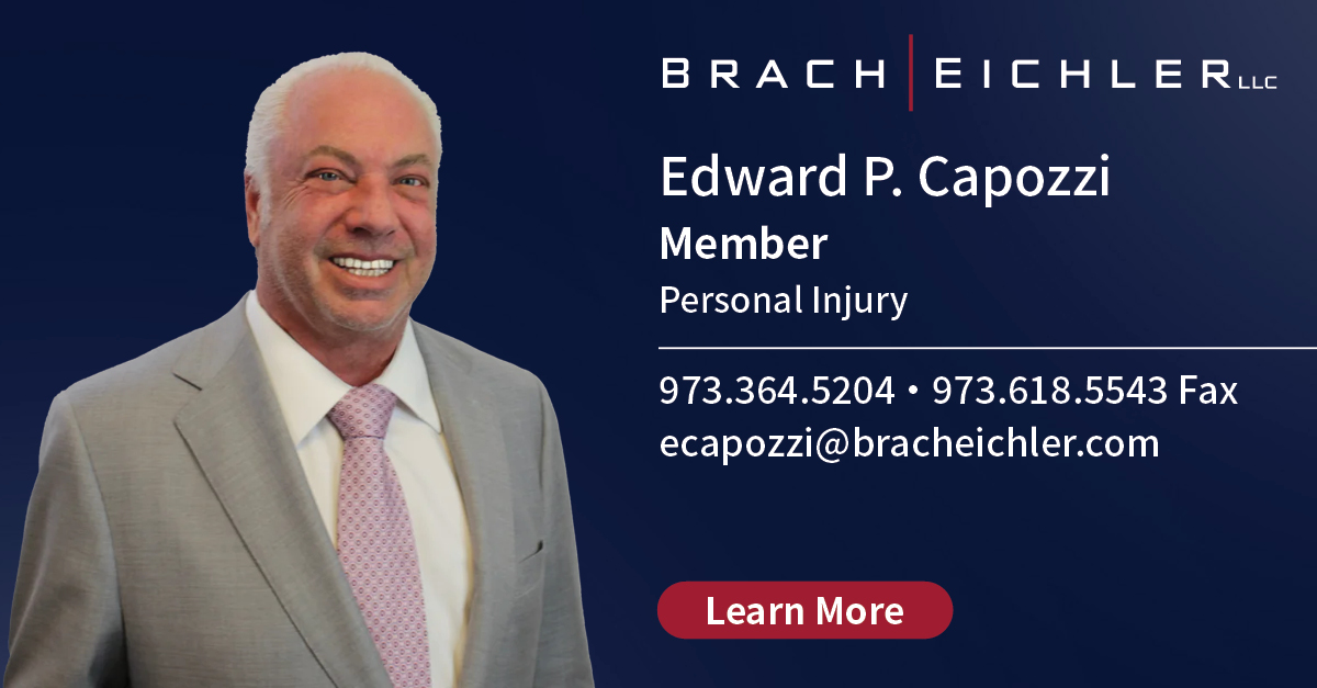 Edward P. Capozzi | Brach Eichler LLC