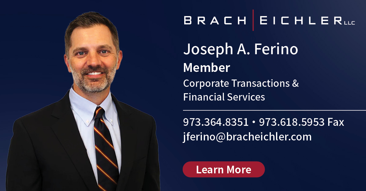 Joseph A. Ferino | Brach Eichler LLC