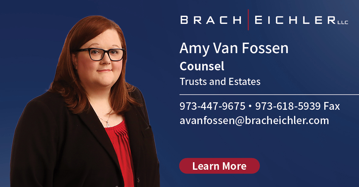 Amy Van Fossen | Brach Eichler LLC