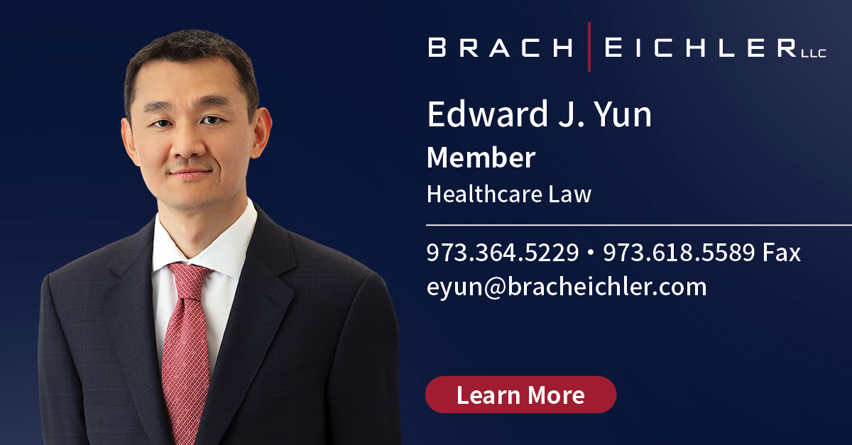 Edward J. Yun | Brach Eichler LLC