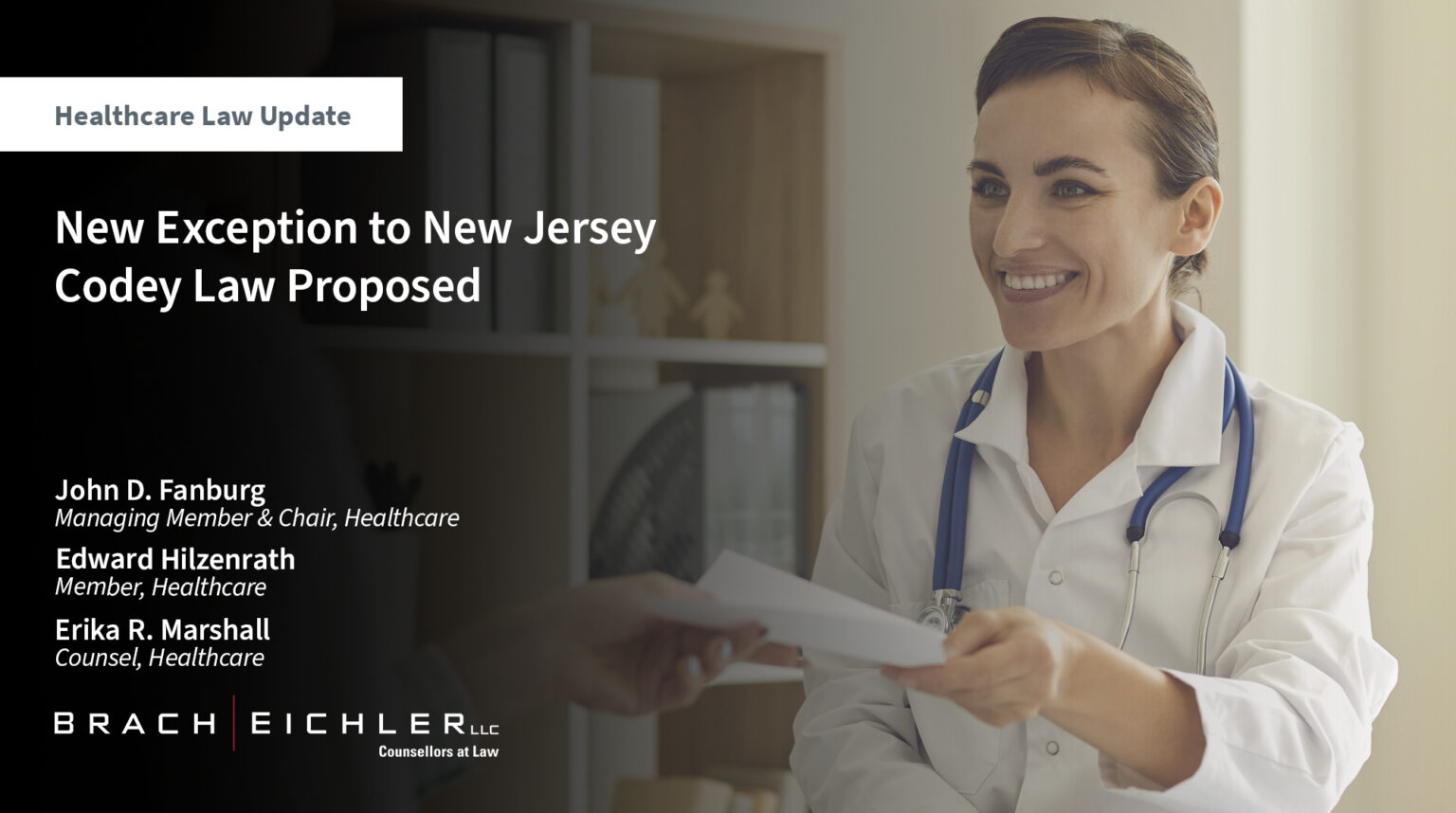 New Exception to New Jersey Codey Law Proposed