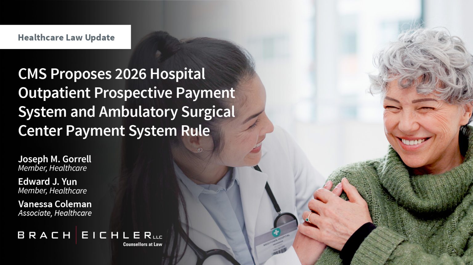 CMS Proposes 2026 Hospital Outpatient Prospective Payment System and ...